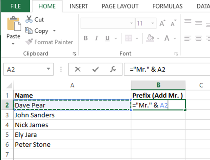 Add Prefix Or Suffix To Cells In Microsoft Excel 4xdimension Academy